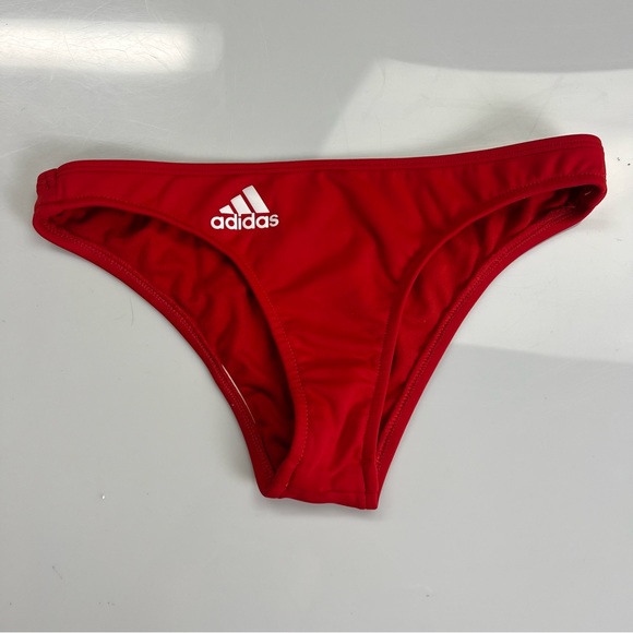 adidas | Swim | Adidas Womens Red Bikini Sample M L85 | Poshmark